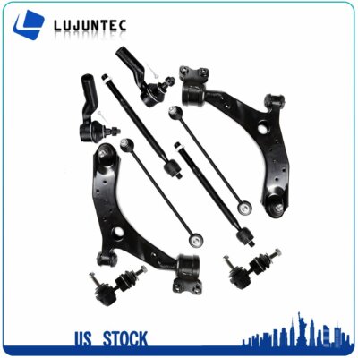 10Pcs Control Arm&Ball Joint Tie Rod End Suspension Kit Fits 2004-2014 ...