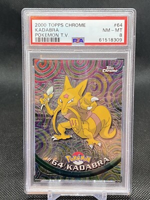 1999 topps chrome kadabra psa 8 | eBay