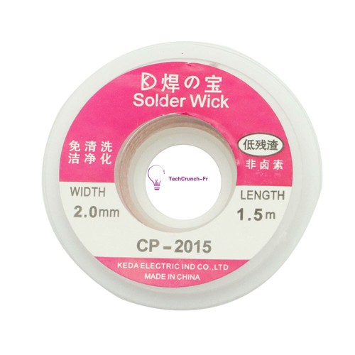 1.5m 5FT 2mm CP-2015 Desoldering Braid Soldering Remover Wick Solder ...