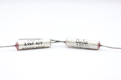CAPACITOR LCC 3.9uF 40V NON POLARISE NOS (New Old Stock) 3PC ...