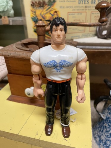 Rocky Vintage Arm Wrestling Jointed Figure Lincoln Hawk Lewco Sylvester ...