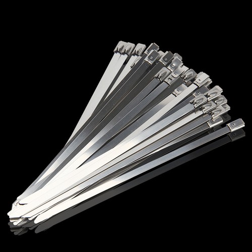 304 Stainless Steel Cable Ties Zip Tie Wraps 4.6 7.9mm Width 100-850mm ...