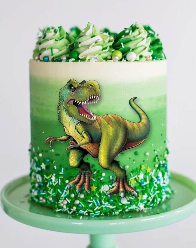 Dinosaur Birthday Sheet Cake Dinosaur In Space Planets And Stars