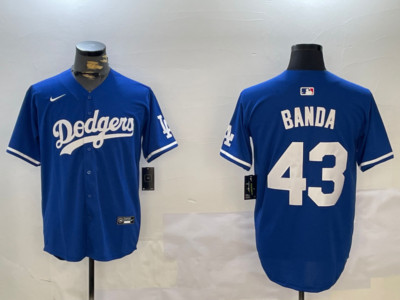 Anthony Banda #43 MEN Baseball Jersey Stitched Blue Size M-3XL | eBay