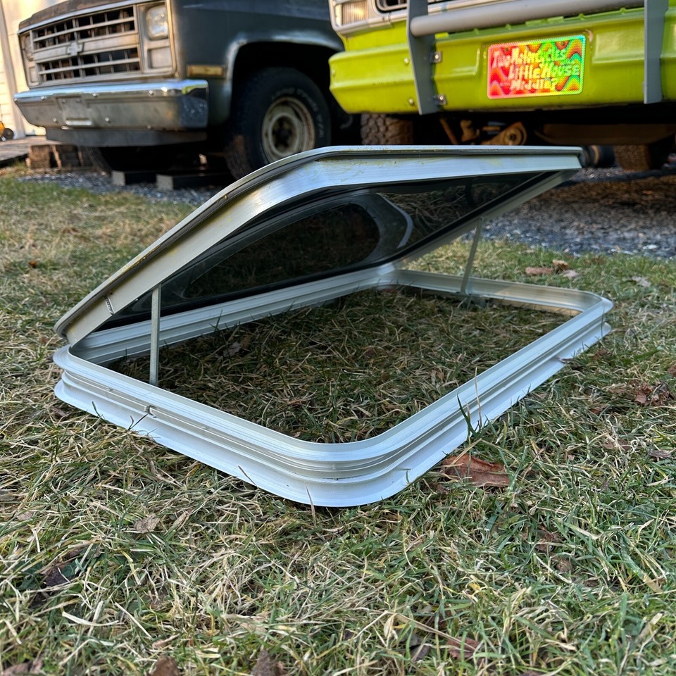 NOS Crank-Up Large Bubble Sunroof West Custom Windows Vintage Van Truck ...