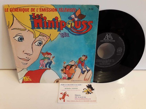 45T Les Minipouss Vinyle Rachelle Cano Saban TF1 Ades DIC Chalopin The ...