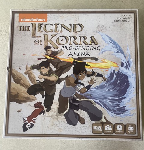 The Legend of Korra Pro-Bending Arena Board Game IDW & Nickelodeon 2017 ...