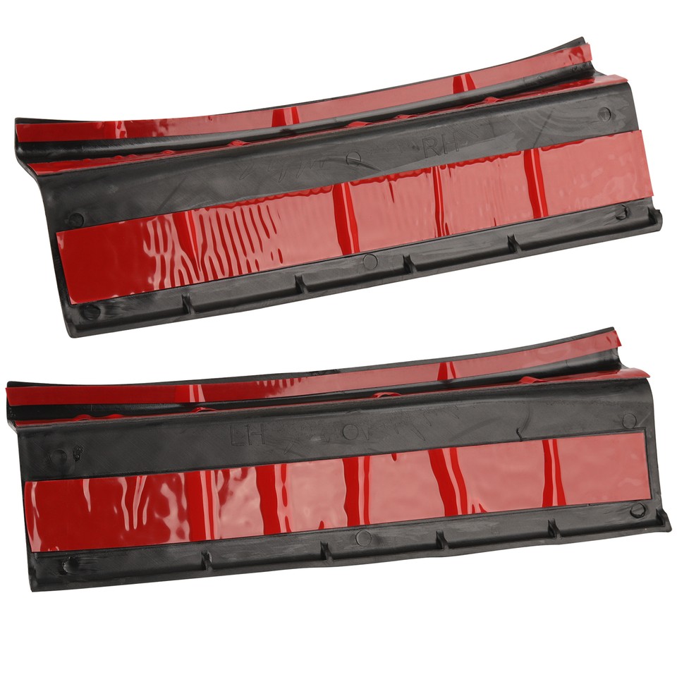 4x For 2018-on Jeep Wrangler JL Rubber Door Sill Guards Entry Scuff ...