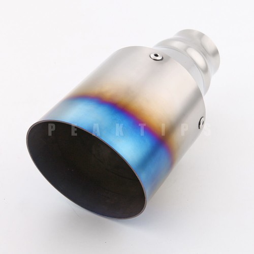 T304 Burnt Titanium Stainless Steel Exhaust Tip 48MM Inlet 4" (102MM ...