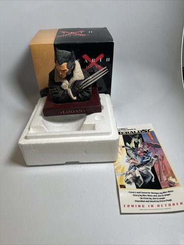 Earth X Logan 2001 Wolverine Bust Limited 5657/8900 5” Dynamic Forces ...
