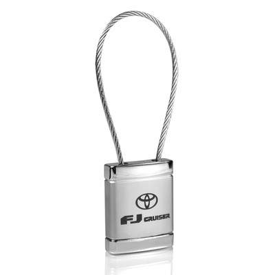 Toyota FJ Cruiser Chrome Cable Key Chain | eBay
