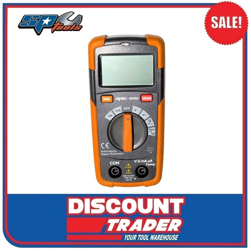 SP Tools Pocket Digital Multimeter with Temperature Probe - SP62015 ...