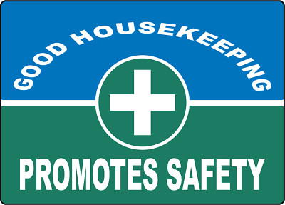 GOOD HOUSEKEEPING PROMOTES SAFETY| Laminated Vinyl Decal Sticker Label ...