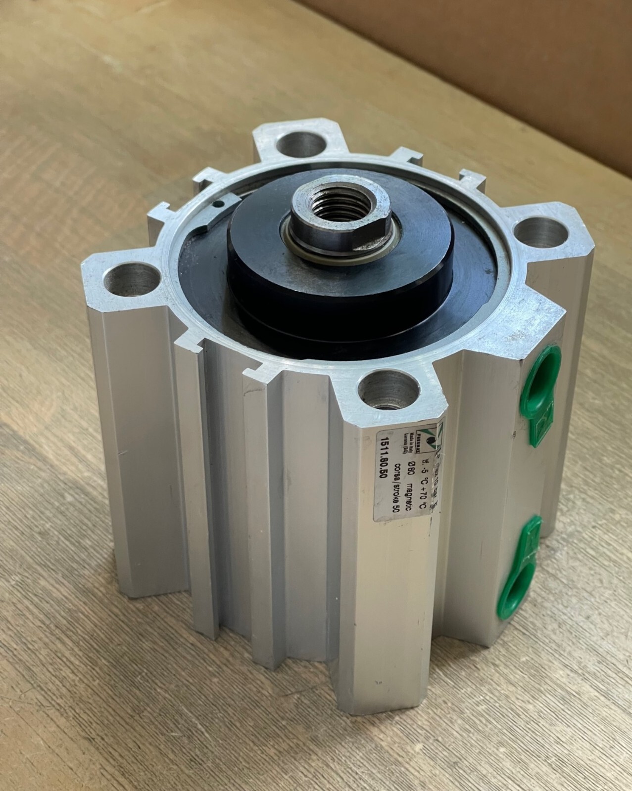 PNEUMAX 1511.80.50 50 STROKE MAGNETIC COMPACT PNEUMATIC CYLINDER 10 BAR ...