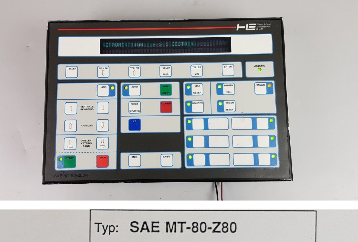 PP8855 Bedienpanel SAE MT-80-Z80 | eBay