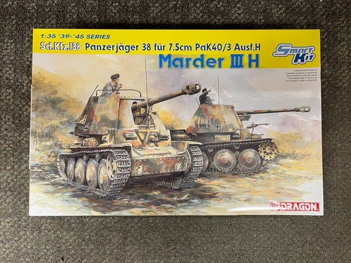 * DRAGON 1/35 SD.KFZ.138 PANZERJAGER 38 FUR MARDER III H PLASTIC MODEL ...