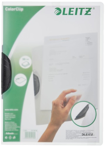 Leitz 41750095 A4 Color Clip File - Black 4002432341306 | eBay