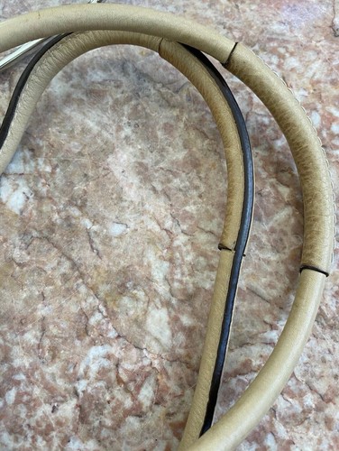 Coach 10529 Hamptons Cream Leather Belted Breaded Carryall Handbag EUC ...