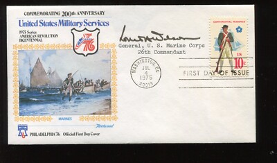 General Louis H. Wilson Jr. Signed Cover DC1528 | eBay