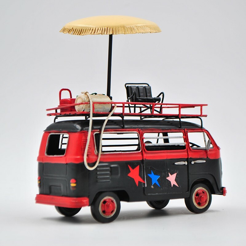 Groovy Peace Bus Decorative Antique Style Collectible Sculpture ...