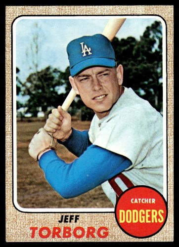 1968 Topps Jeff Torborg Los Angeles Dodgers #492 | eBay