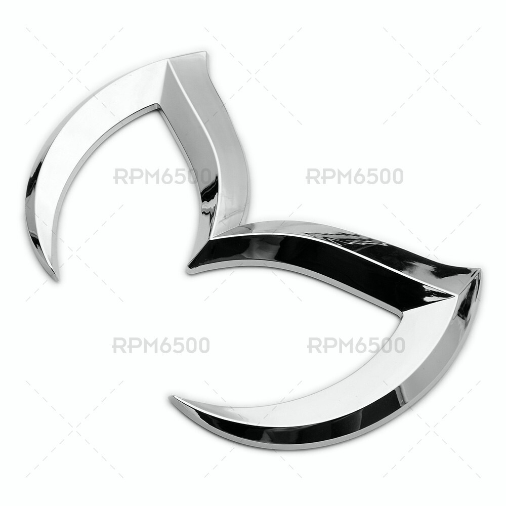 Universal Mazda 3D Chrome Bat Batman Style Logo Emblem Badge Sticker ...