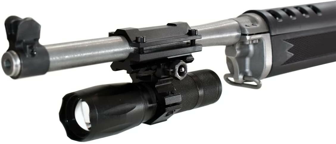 Trinity 1200 lumen hunting flashlight with mount for Ruger 10/22 model ...