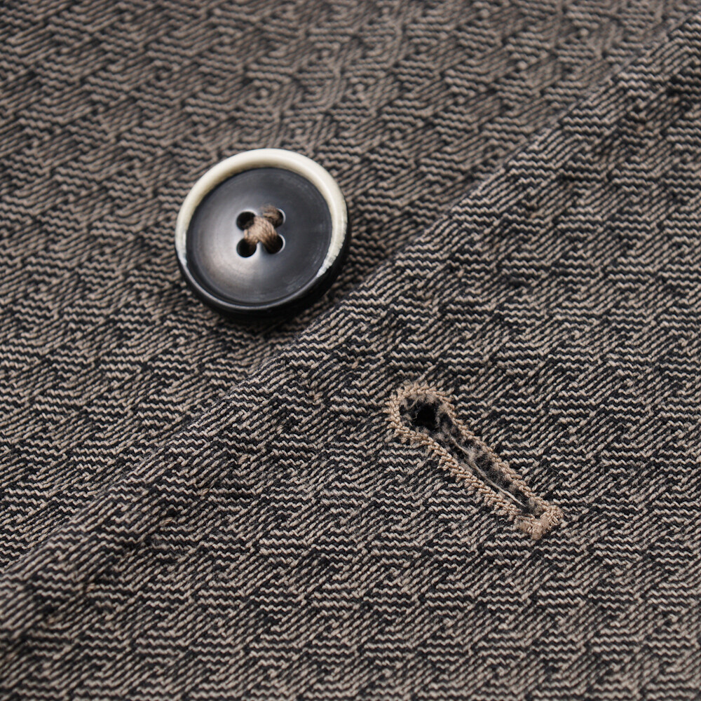 NWT $950 RODA Extra-Slim Tan and Black Basket Weave Cotton Sport Coat ...