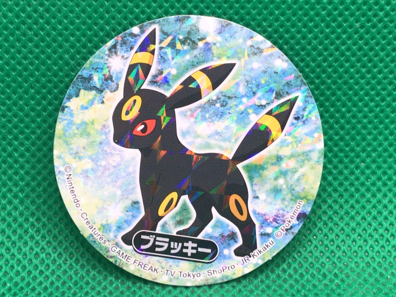 Umbreon Sticker Holo Prism Pokemon collection Ramen Appendix 2inch | eBay