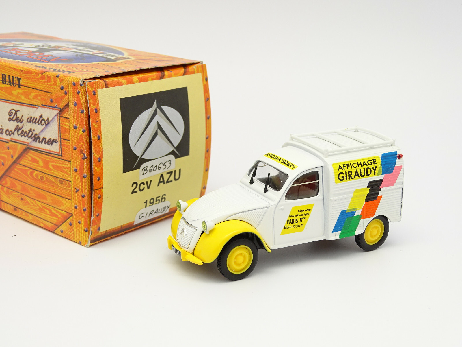 Norev Hachette 1/43 - Citroen 2CV AZU Giraudy | eBay UK