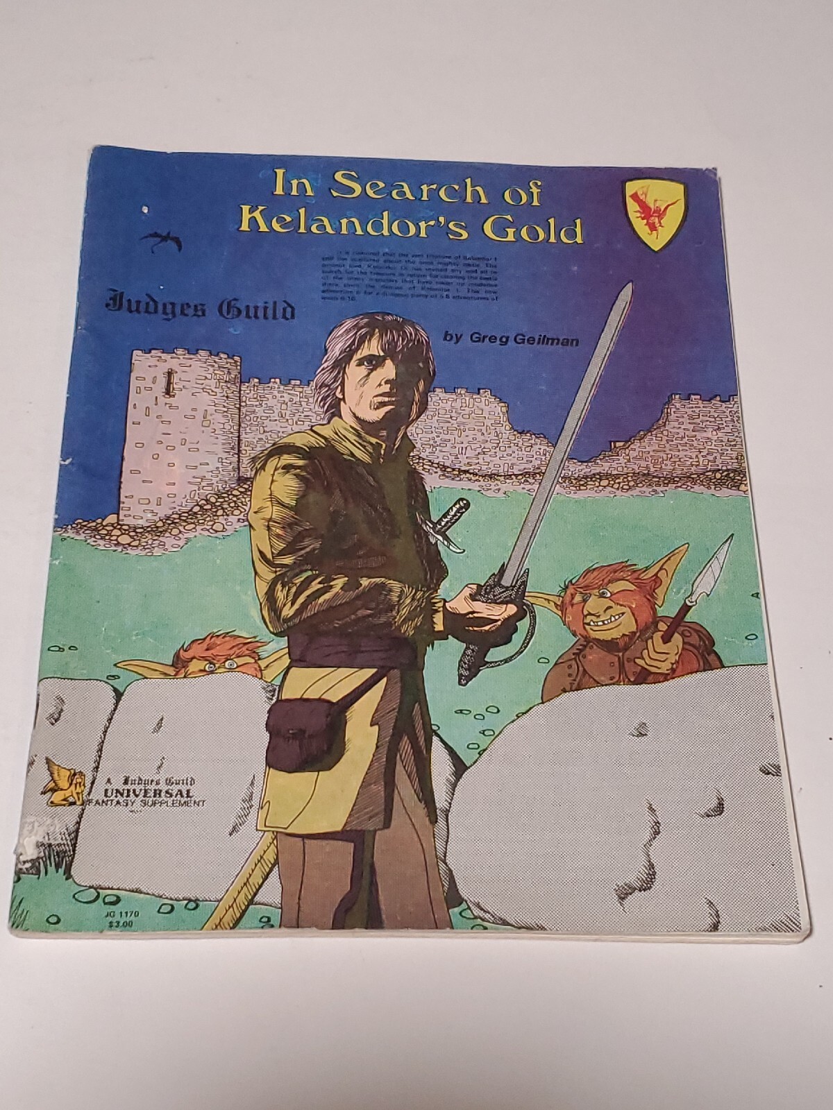 Judges Guild D&D Module In Search of Kelandor's Gold EX | eBay