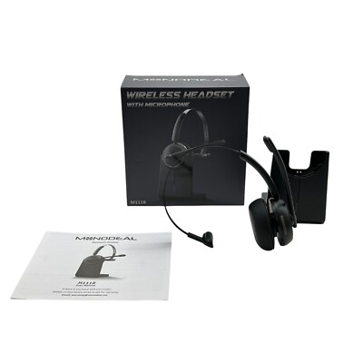 Monodeal Bluetooth Headset mit Mikrofon | Headset mit Stummschalttaste ...