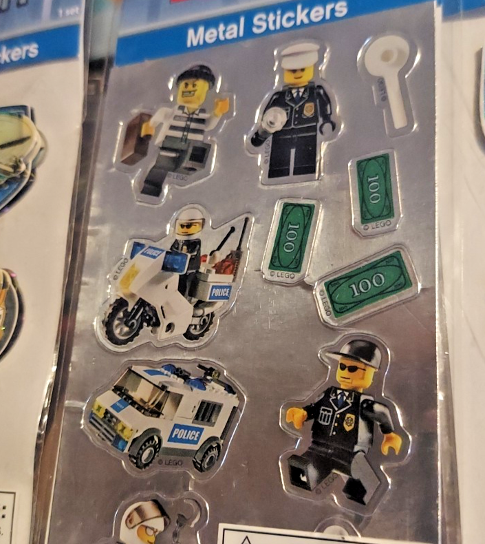 LEGO City Stickers Handiwork Stickers LOT puffy 2010 BRAND new ...