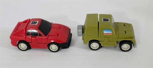 J-899 VINTAGE 1980'S HASBRO G1 TRANSFORMERS THROTTLEBOTS CHASE ...