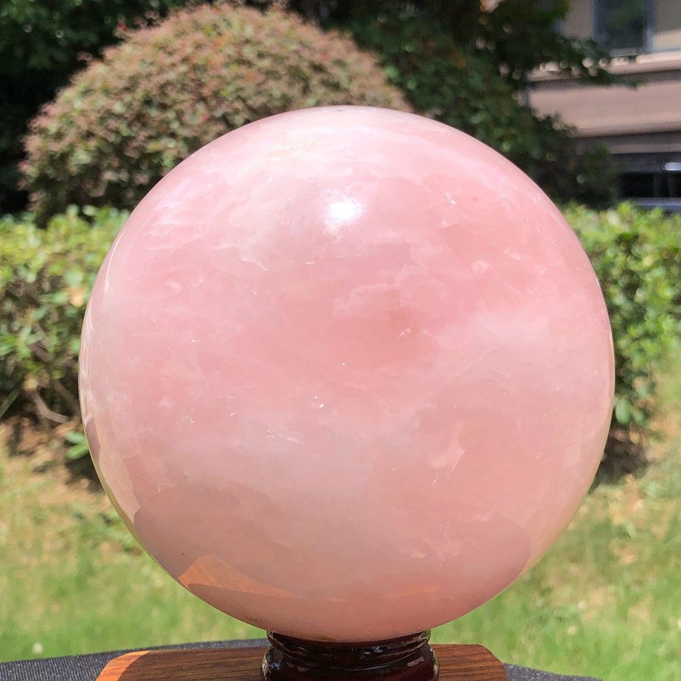 5.36LB Natural powder crystal Ball Quartz Crystal Sphere Reiki Healing ...