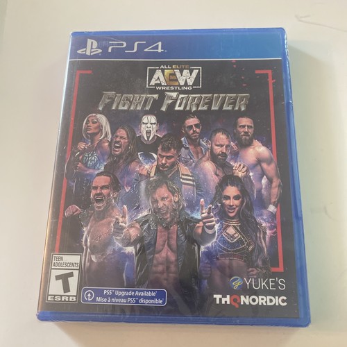 AEW Wrestling Fight Forever Video Game PS4 PlayStation 4 NEW ...