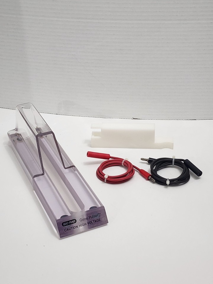 Bio-Rad Gene Pulser Shocking Chamber w/ 3rd Party Cuvette Slide VERY ...