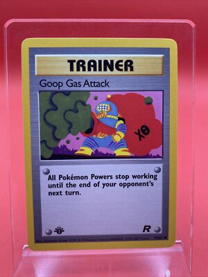 1st Edition Team Rocket Goop Gas Attack 78/82 Pokemon Trading Card WOTC ...