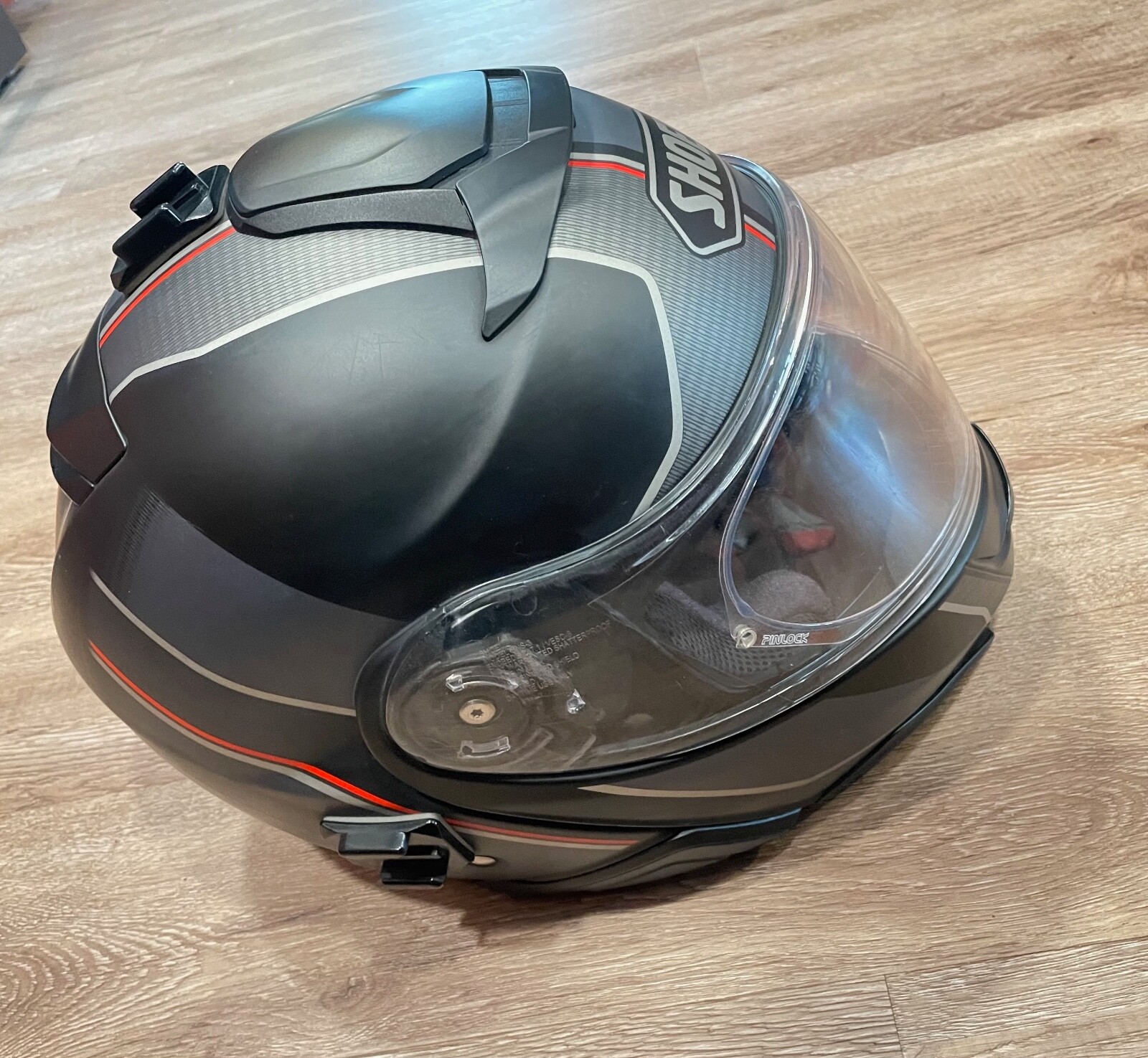 Shoei Neotec 2 Respect TC-5 Grey Black Matt Helmet, Size XL with Cardo ...