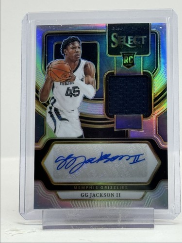 GG JACKSON II 2023-24 SELECT RPA ROOKIE PATCH SILVER RC AUTO /199 Q2620 ...