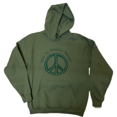 Peace Sign Hoodie - Back by Popular Demand Hoodie Peace Sign Sweatshirt ...