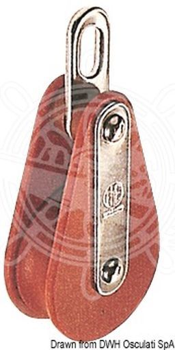 HYE Tufnol block 1 pulley 14x50mm EO | eBay