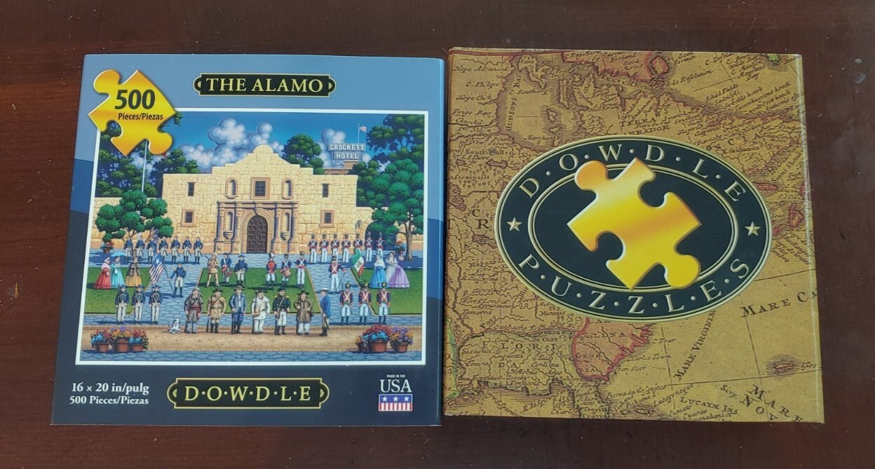 Dowdle Folk Art The Alamo 500 Piece Jigsaw Puzzle San Antonio,Texas USA ...