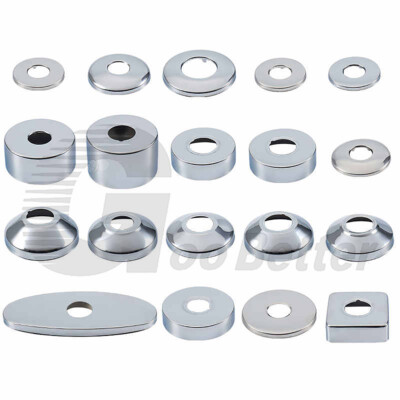 1/2" 3/4" 1" Stainless Steel Tap Shower Faucet Angle Valve Decorative ...