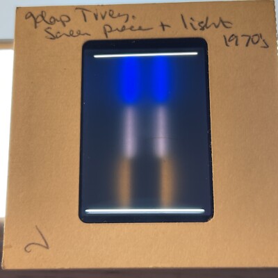 Hap Tivey “Screen Piece 1970s” Light & Space Original Photo 35mm Slide ...