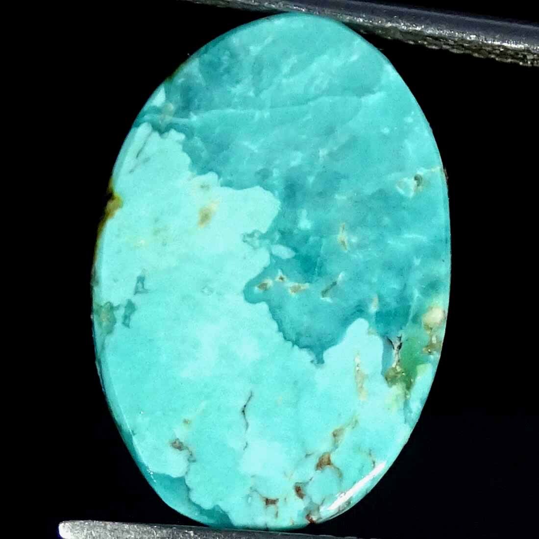 4.80Cts Naturel Tibétain Turquoise Desseré Pierre Précieuse Cabochon ...