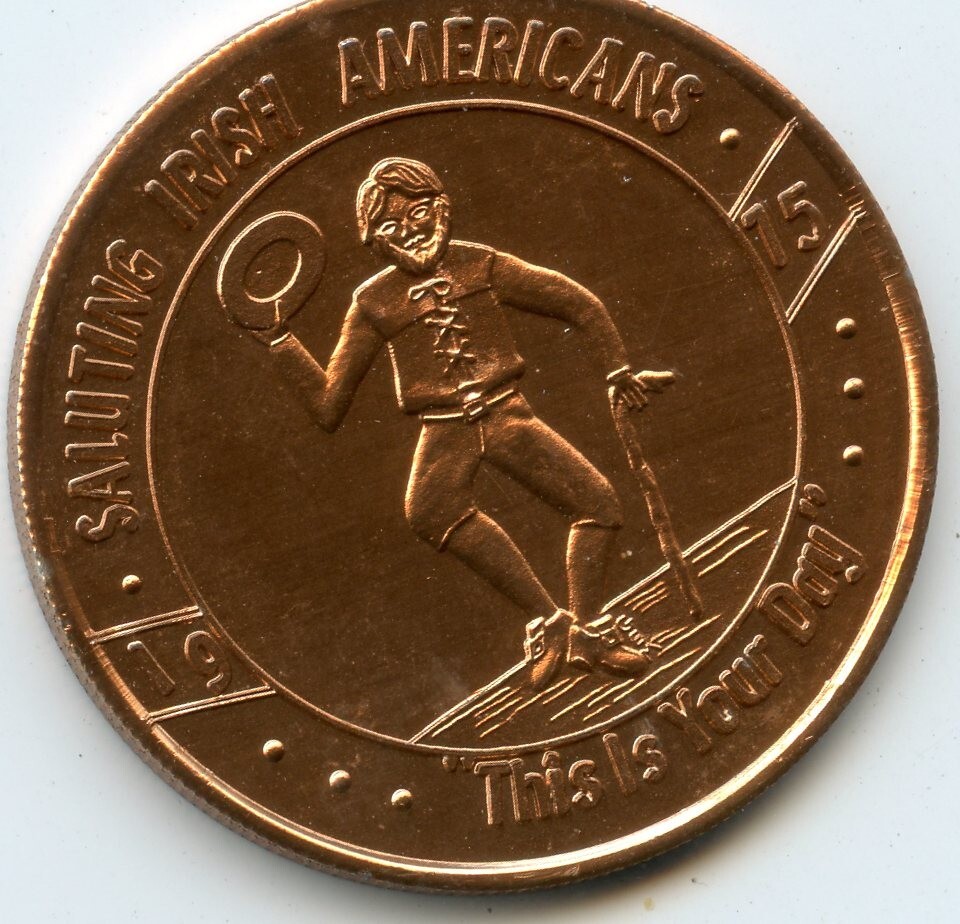 Mardi Gras Doubloon Pete Fountain Half/Fast Walking Club 1975 Aluminum ...