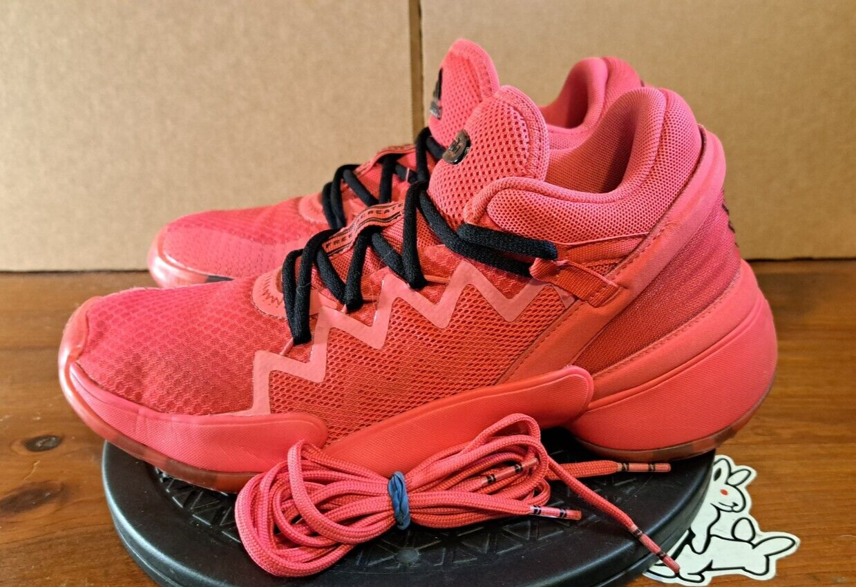 ADIDAS D.O.N. ISSUE 2 CRAYOLA JAZZBERRY JAM MEN SIZE 6 fw8750 RED HIGH ...