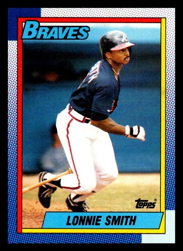 1990 Topps # 152 - Lonnie Smith - Atlanta Braves | eBay