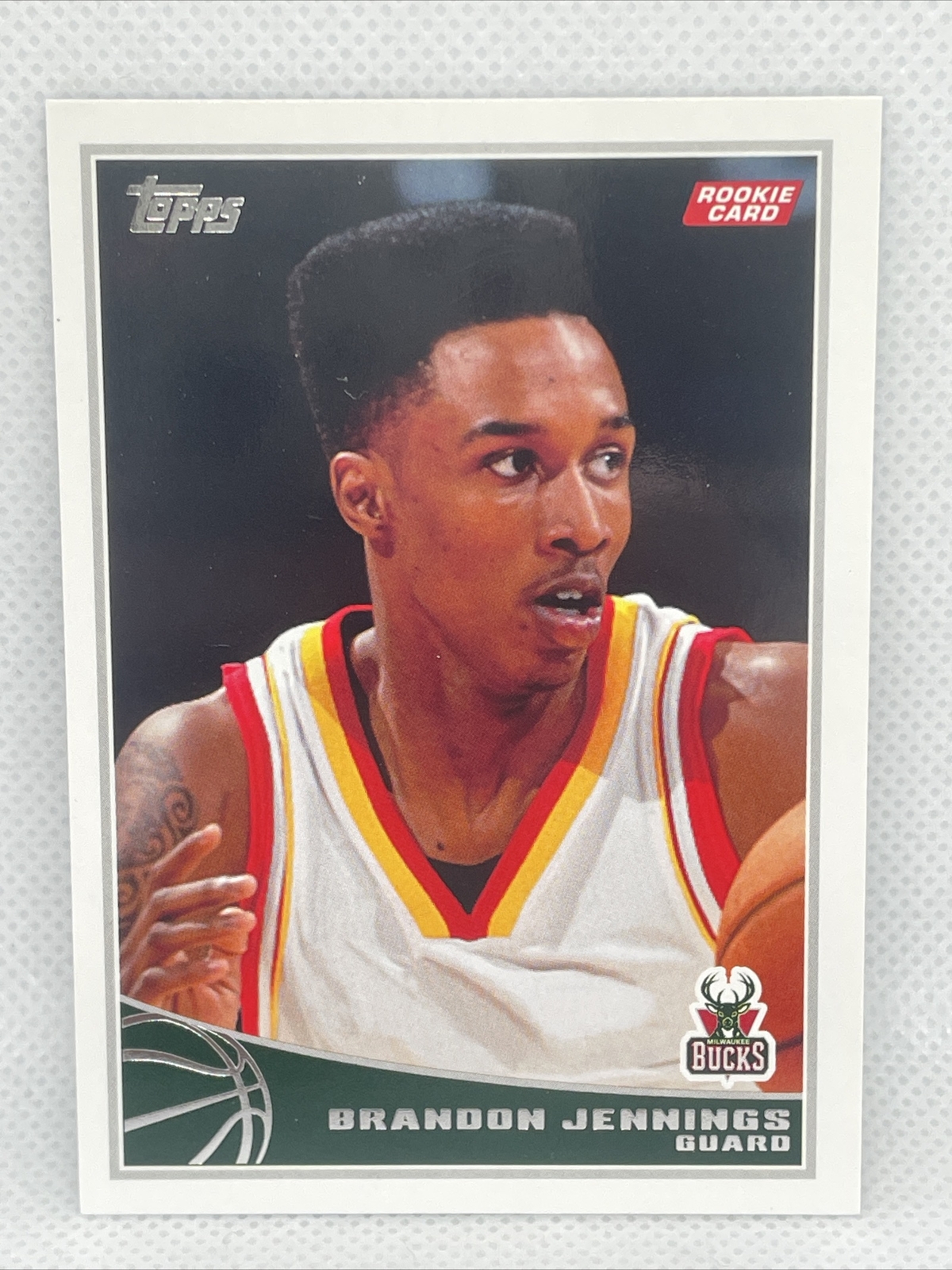 2009-10 BRANDON JENNINGS TOPPS #322 ROOKIE RC CARD MILWAUKEE BUCKS | eBay